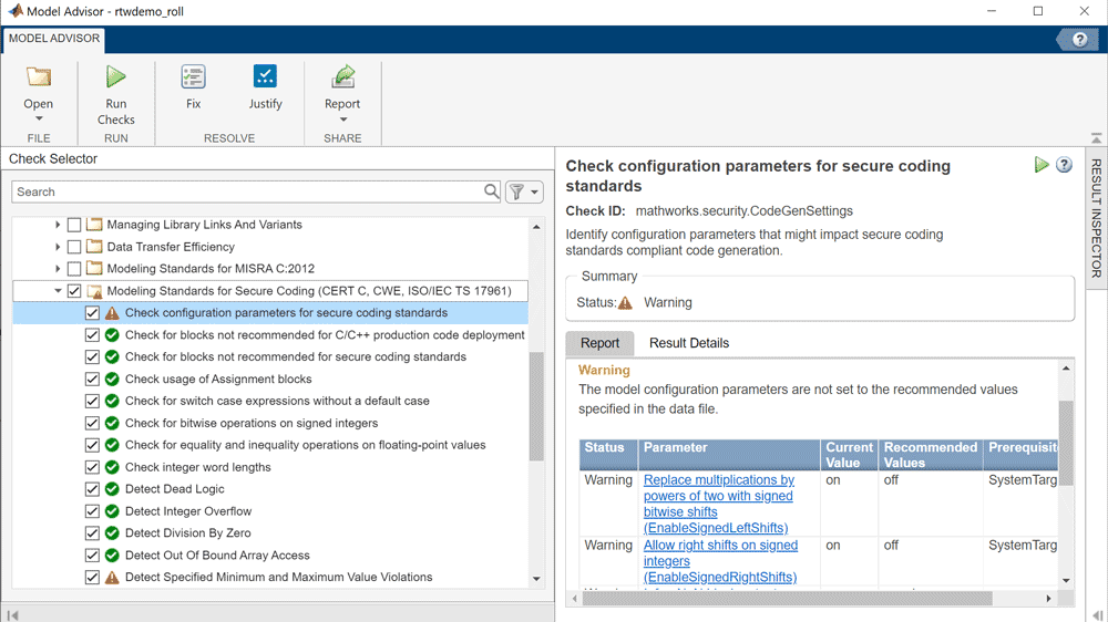 Embedded System Security - MATLAB & Simulink