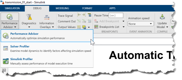 Improving Simulation Performance In Simulink Matlab And Simulink