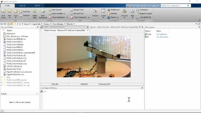 quadcopter design matlab