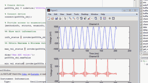 PicoScope Support from Instrument Control Toolbox - Hardware Support ...