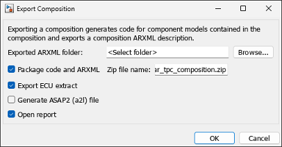 Generate and Package AUTOSAR Composition XML Descriptions and Component ...