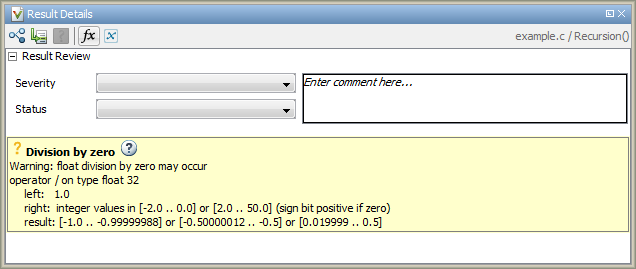 Identify Root Causes Of Code Prover Red Or Orange Checks Matlab And Simulink