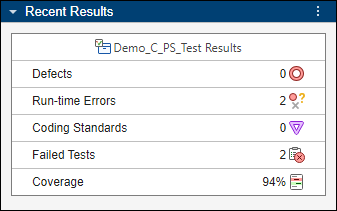 Open Polyspace Results in Polyspace Platform User Interface - MATLAB & Simulink
