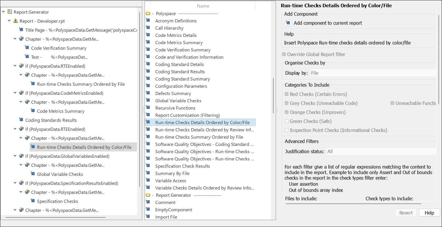 Customize Existing Code Prover Report Template - MATLAB & Simulink