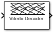 Decode convolutionally encoded data using Viterbi algorithm - Simulink