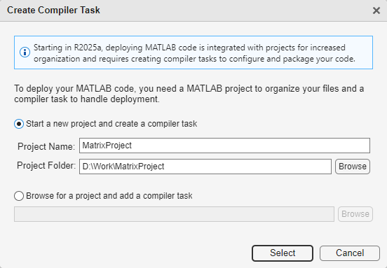 Create MATLAB Production Server Archive Using Production Server Archive Compiler App - MATLAB ...