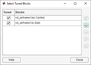 Specify Blocks to Tune in Control System Tuner - MATLAB & Simulink