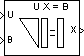 Backward Substitution - Solve UX = B for X when U is upper triangular matrix - Simulink