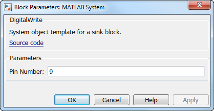 Add Pin Number Property - MATLAB & Simulink