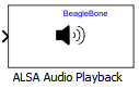 ALSA Audio Playback - Send audio to sound card for playback using ALSA - Simulink