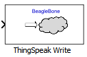 ThingSpeak Write - Publish data to Internet of Things using ThingSpeak - Simulink