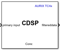 CDSP - Process output from ADC peripherals of Infineon AURIX TC4x - Simulink
