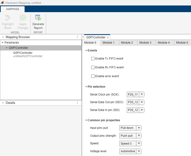 QSPI Controller Peripheral Configuration - Map QSPI controller peripherals in the Infineon AURIX ...