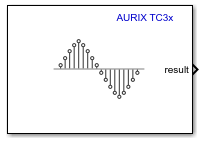 EVADC - Measure voltage of an analog input pin - Simulink