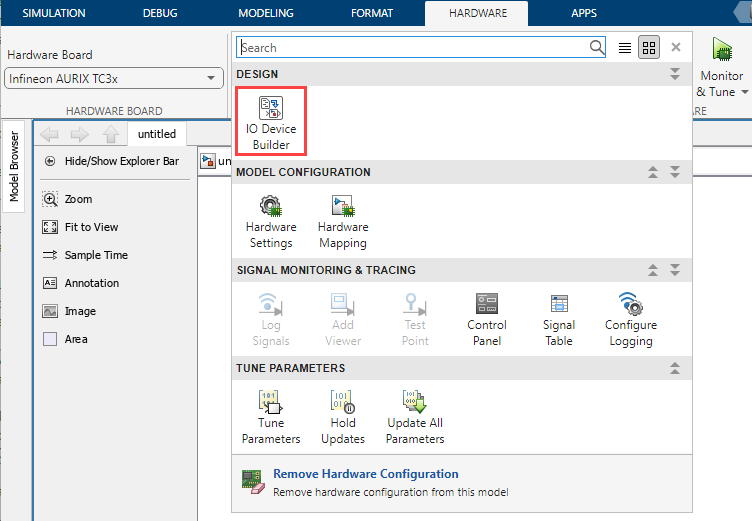 Get Started with IO Device Builder - MATLAB & Simulink