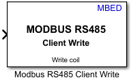 Modbus RS485 Client Write - Client device writes data to server device ...