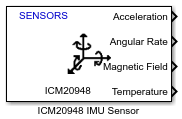 ICM20948 IMU Sensor - Measure linear acceleration, angular velocity, magnetic field, and ...