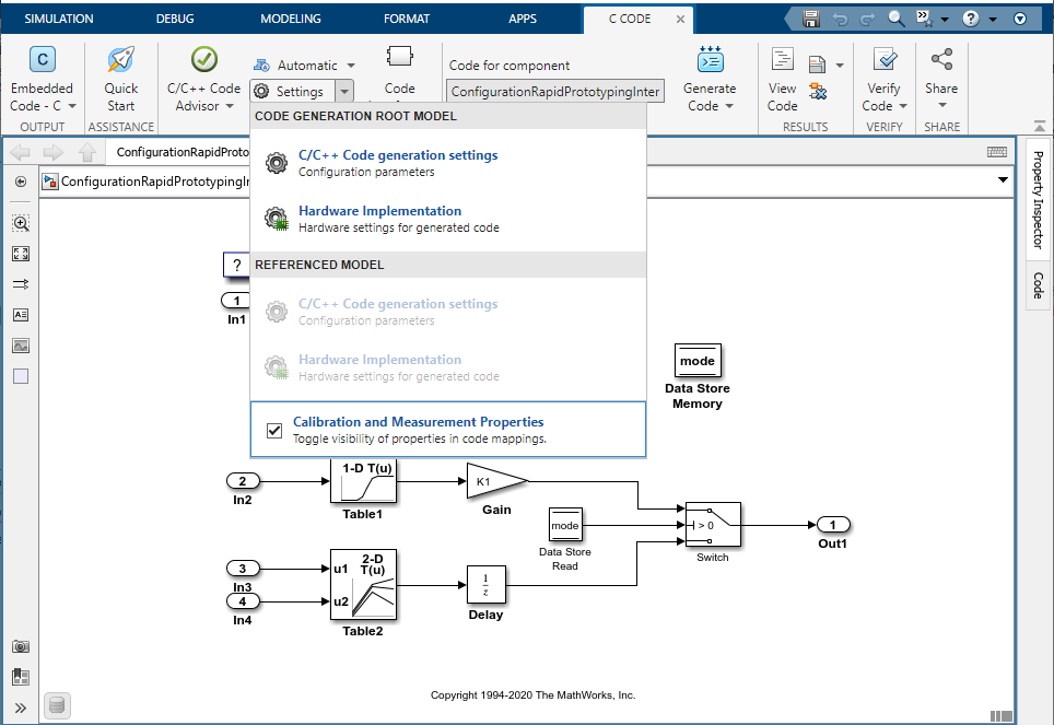 Configure Model Data Elements for ASAP2 File Generation - MATLAB & Simulink
