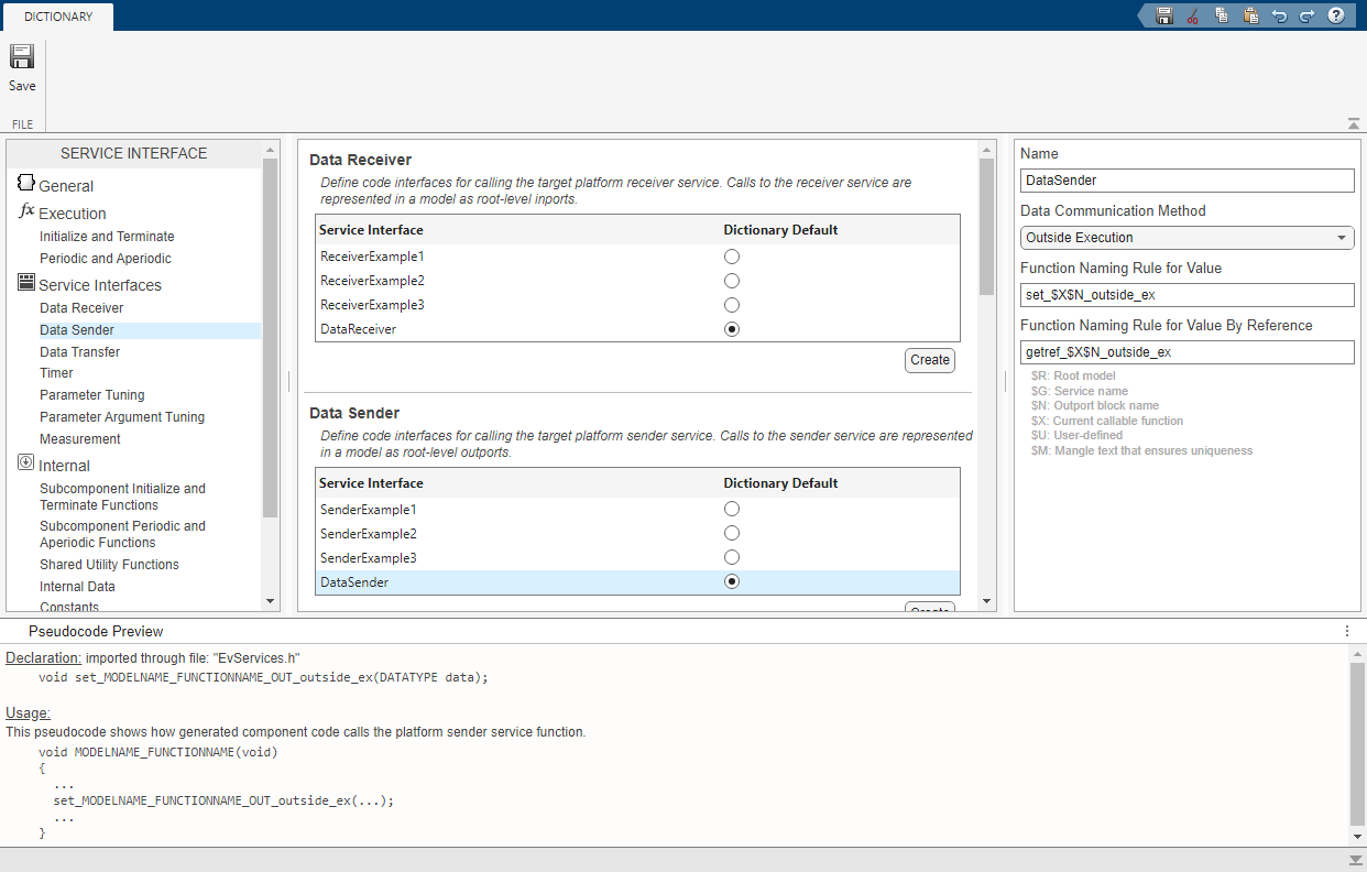 Define the Interfaces Between the Generated Code and Your Deployment Platform - MATLAB & Simulink