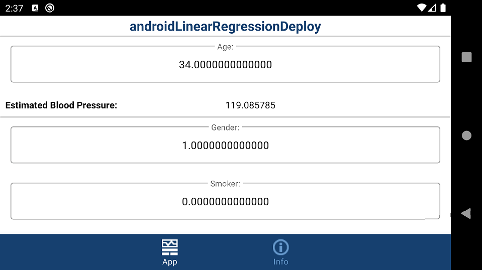 Estimate Blood Pressure Using Algorithm Export Workflow on Android Device - MATLAB & Simulink ...
