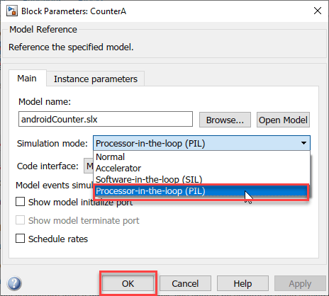 Code Verification and Validation Using PIL Simulation on Android