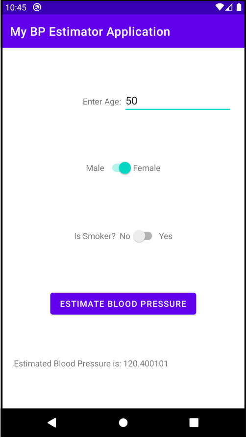 Estimate Blood Pressure Using Algorithm Export Workflow on Android Device - MATLAB & Simulink ...