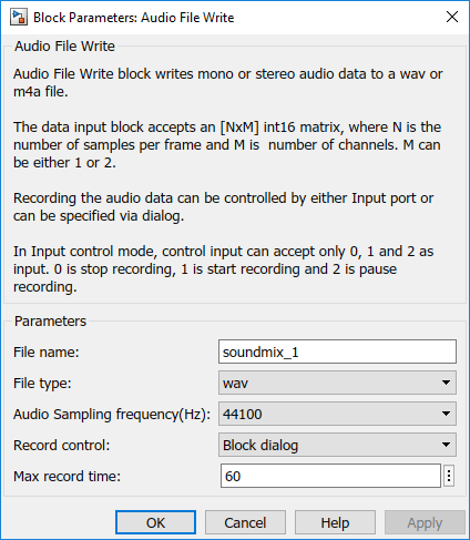 Working with Android Audio File Write Blocks - MATLAB & Simulink