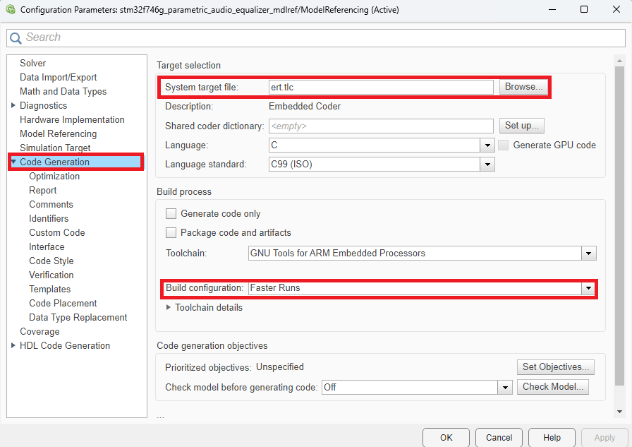Deploy Parametric Audio Equalizer On Arm Cortex A Processors Matlab And Simulink