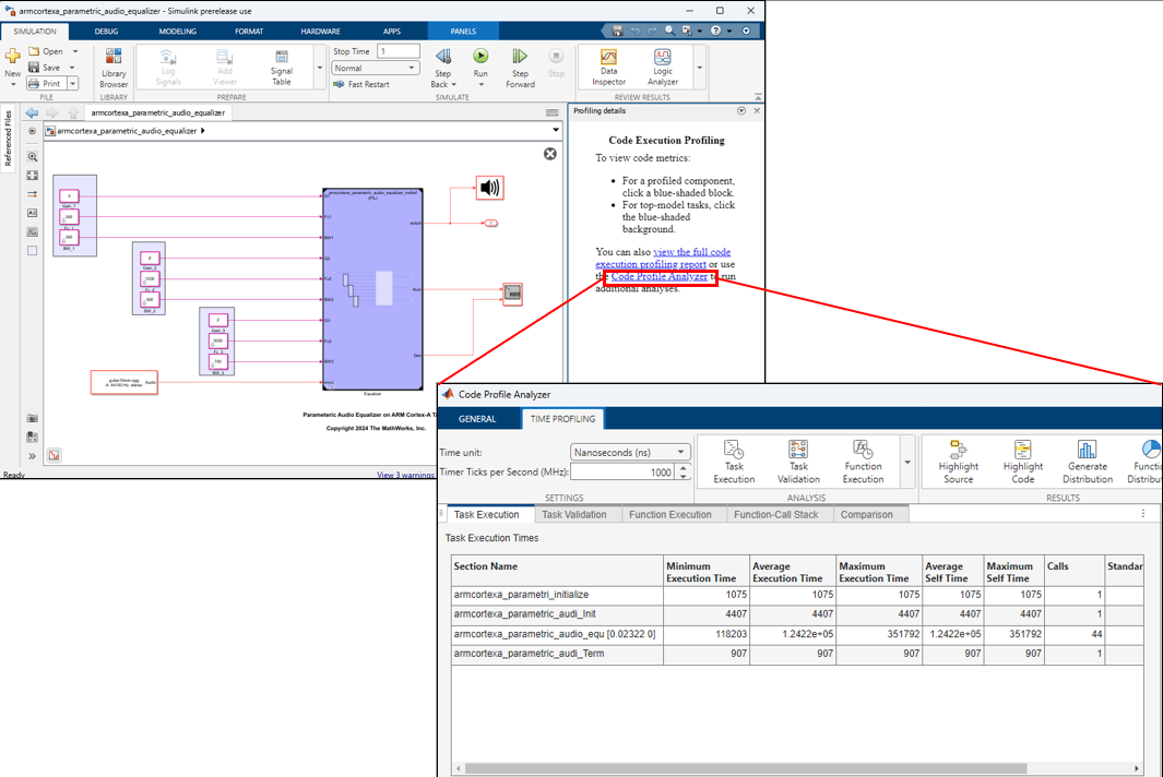 Deploy Parametric Audio Equalizer On Arm Cortex A Processors Matlab And Simulink