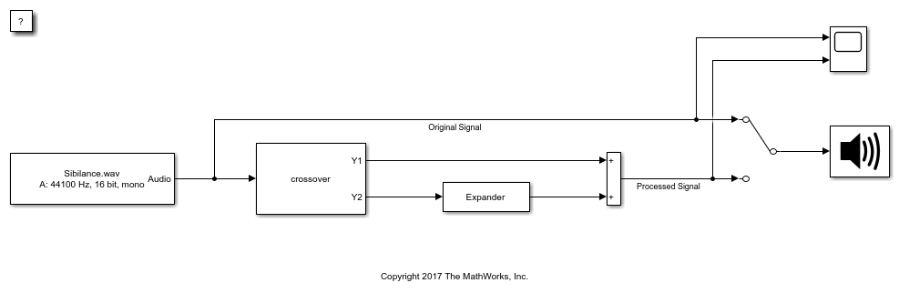 Split-Band De-Essing - MATLAB & Simulink