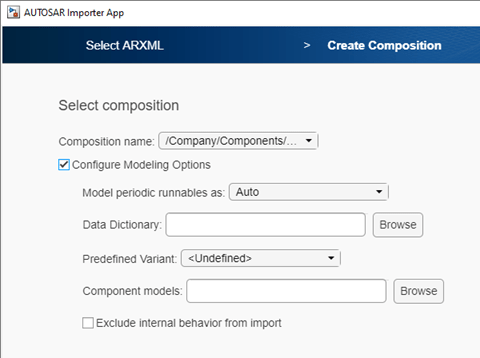 Import AUTOSAR Composition into Architecture Model - MATLAB & Simulink ...