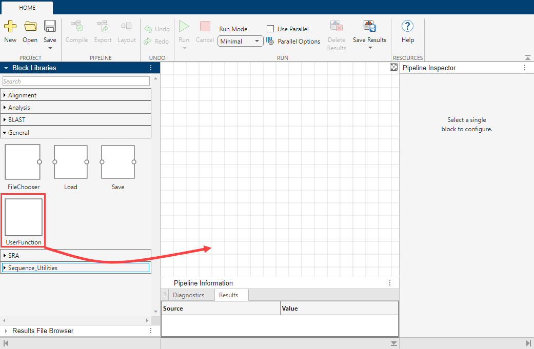 Biopipeline Designer - Build and run bioinformatics pipelines - MATLAB