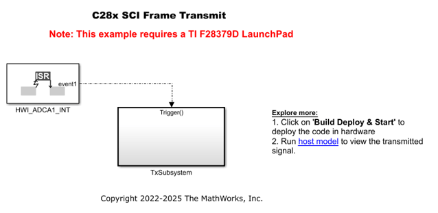 Serial Communication Using SCI Blocks - MATLAB & Simulink