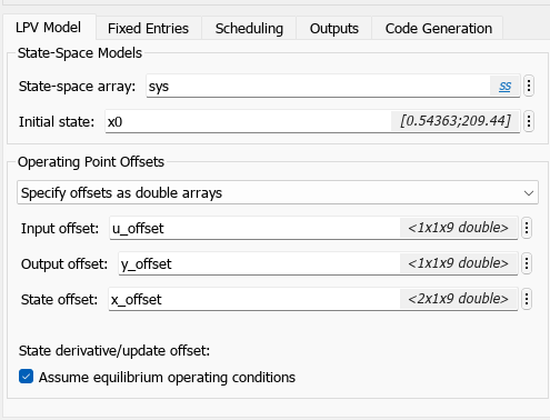 LPV System - Simulate linear parameter-varying (LPV) systems - Simulink