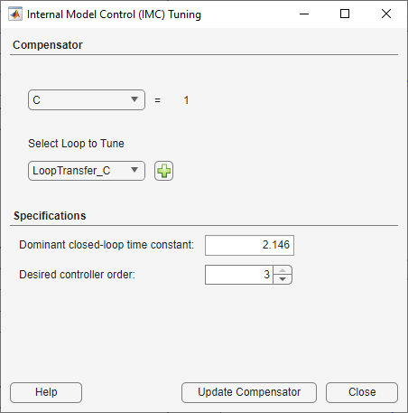 Design Internal Model Controller for Chemical Reactor Plant - MATLAB ...