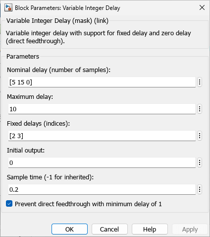 Discrete Varying Delay - Discrete varying delay with support for fixed delay and zero delay ...