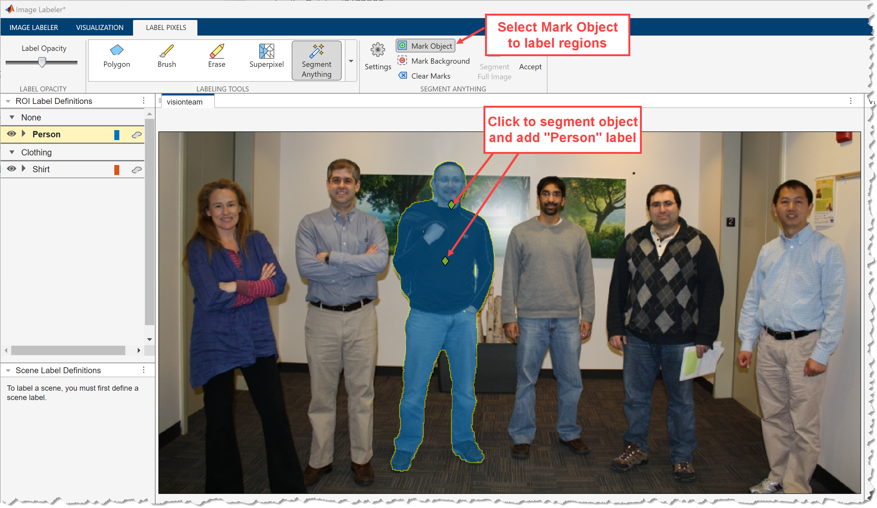 Automatically Label Ground Truth Using Segment Anything Model - MATLAB & Simulink