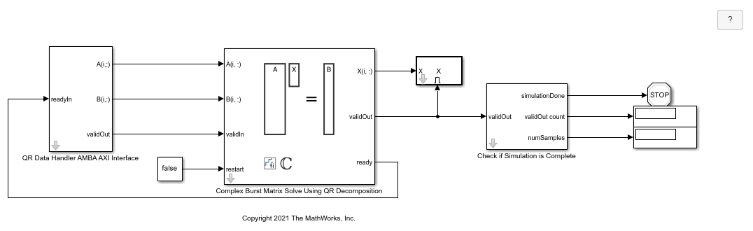 Implement Hardware-Efficient Complex Burst Matrix Solve Using QR Decomposition with Tikhonov ...