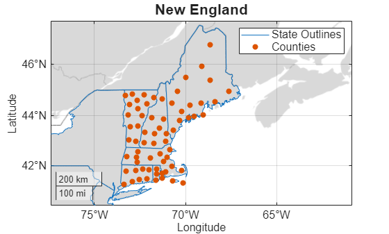 Add Labels And Annotations To Geographic Axes Matlab And Simulink