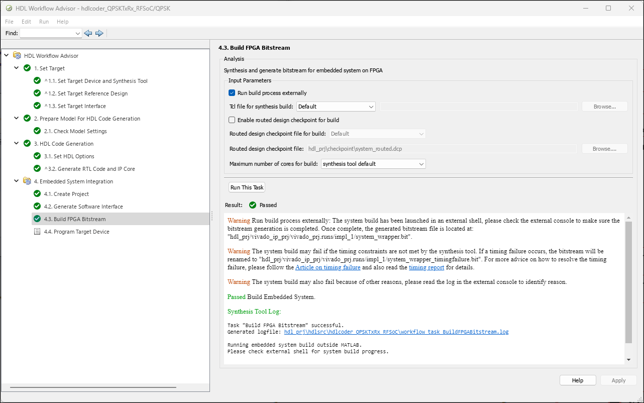 Prototype IP Core on RFSoC with MATLAB FPGA I/O Host Interface - MATLAB & Simulink
