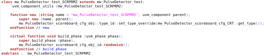 Change Parameters and Coverage Goals of Scoreboard in UVM Testbench ...
