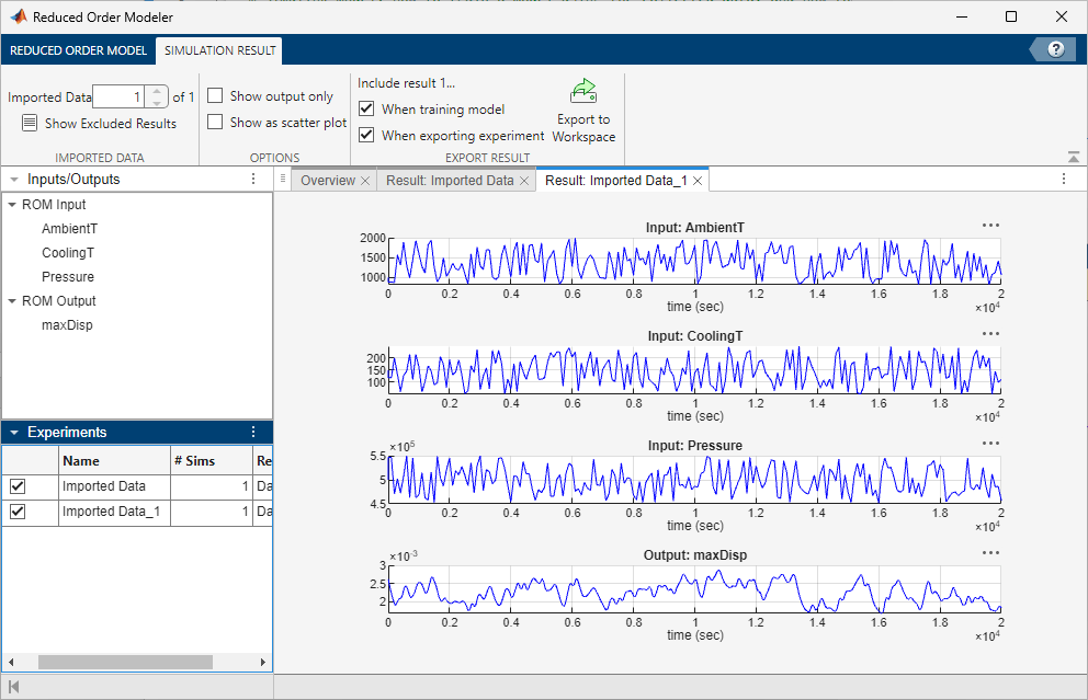 Reduced Order Model of a Jet Engine Turbine Blade from Data - MATLAB ...