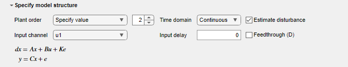 Estimate State-Space Model - Estimate state-space model using time or frequency data in the Live ...