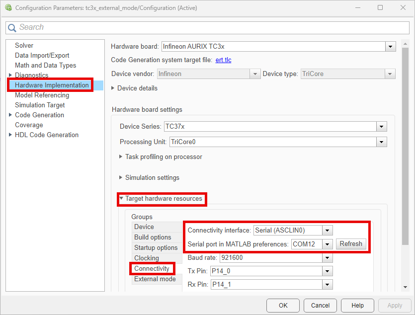 Signal Monitoring And Parameter Tuning Using Infineon Aurix Tc3x