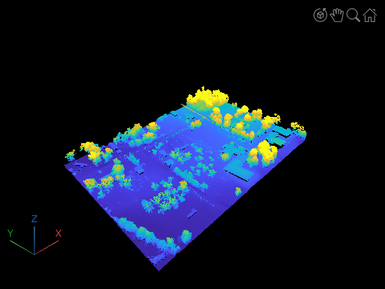 Visualize Point Clouds On Maps Using Coordinate Reference System From LAS/LAZ Files - MATLAB ...