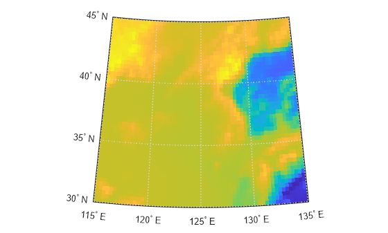 georesize - Resize geographic raster - MATLAB