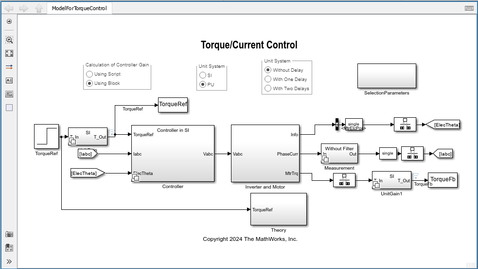 Obtain Controller Gains to Run Motor Using Field-Oriented Control ...