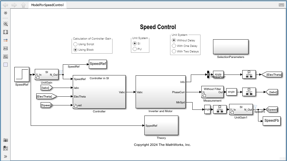 Obtain Controller Gains to Run Motor Using Field-Oriented Control - MATLAB & Simulink