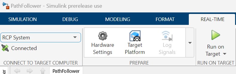 Simulate Path Following On Speedgoat Real Time Target Machine Matlab And Simulink