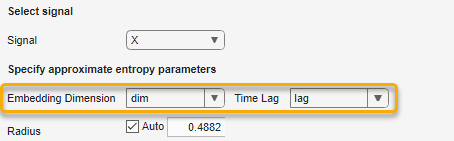 Estimate Approximate Entropy - Interactively estimate the approximate entropy of a uniformly ...